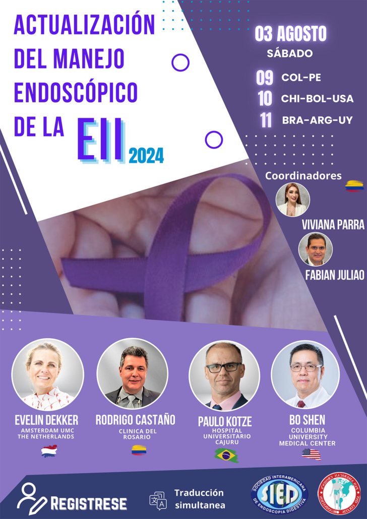 Actualización del Manejo Endoscópico de la EII 2024 - SIED